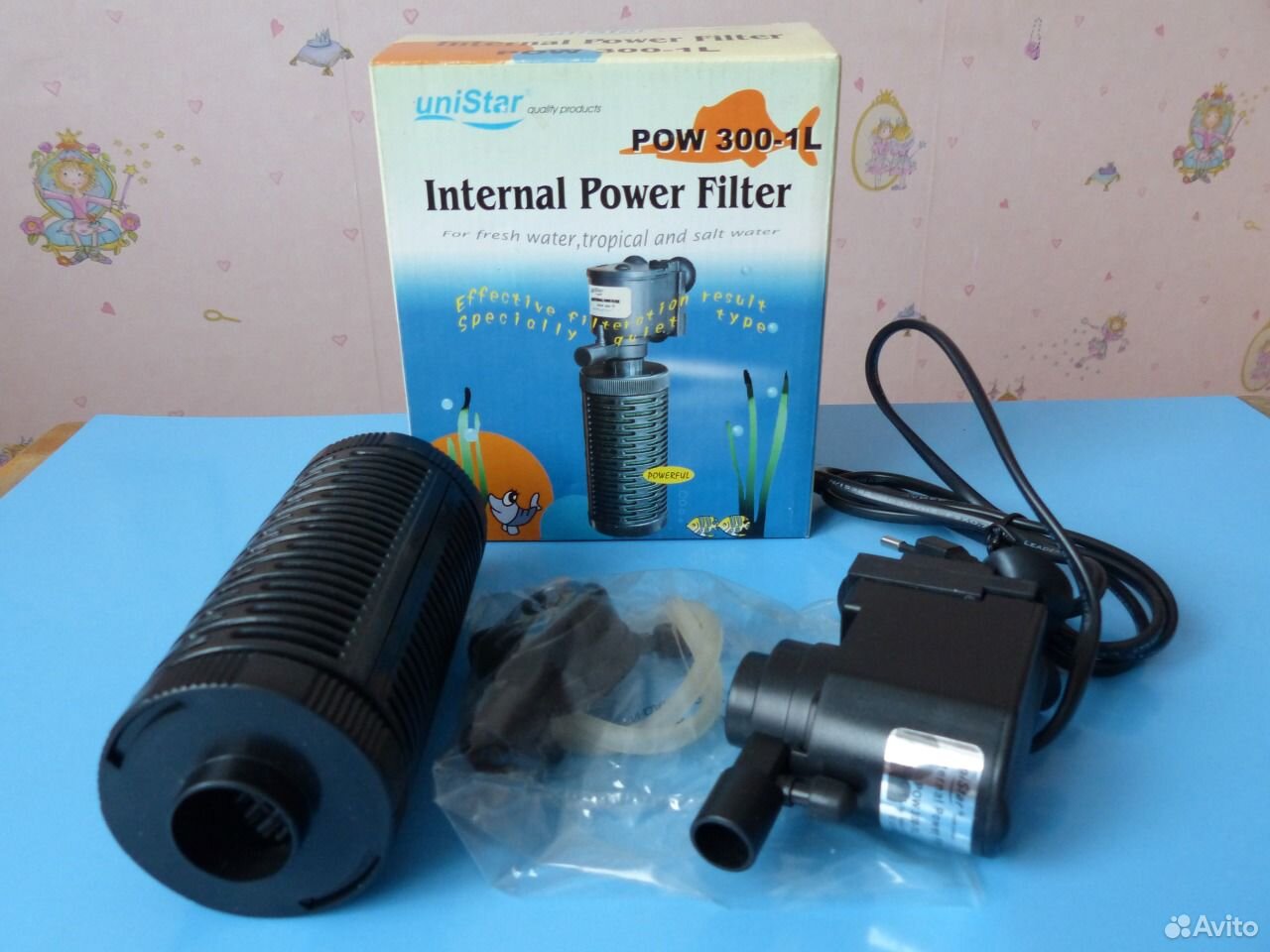 Внутренний аквариумный фильтр UniStar POW 300-1L