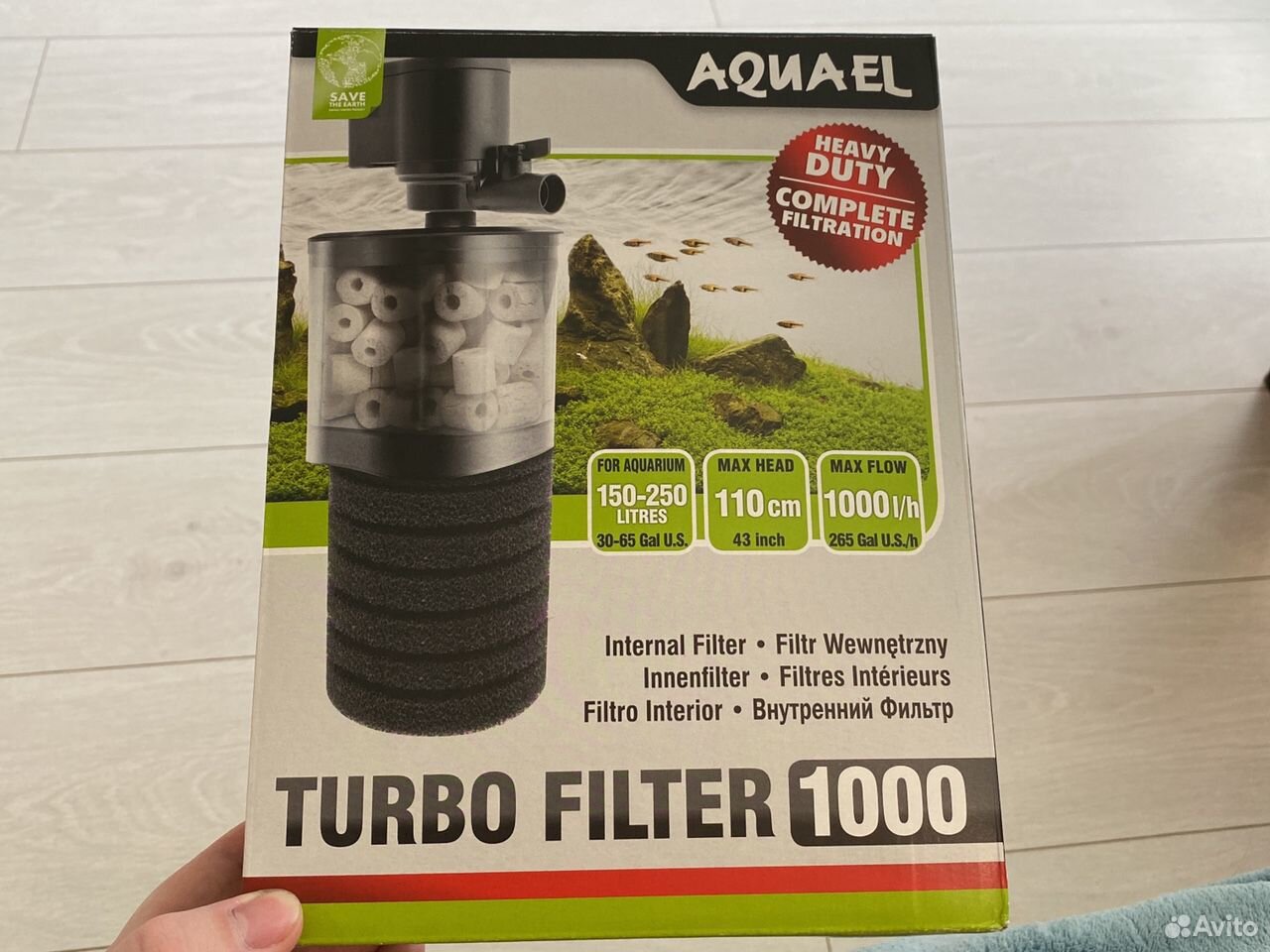 Aquael turbo filter 1000 / фильтр для аквариума 15