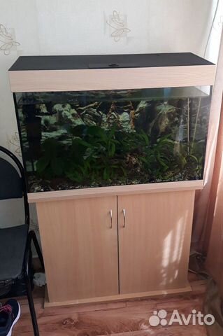 Аквариум 120л с тумбой в полном комлекте