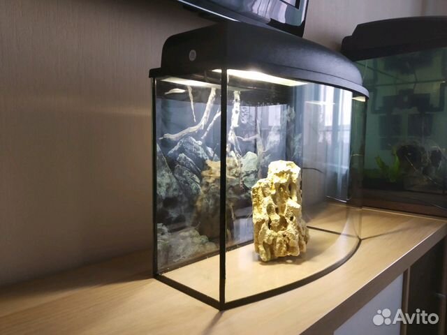 Панорамный аквариум 35л