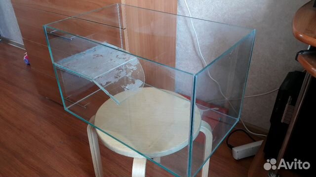 Аквариум с мостиком 45л