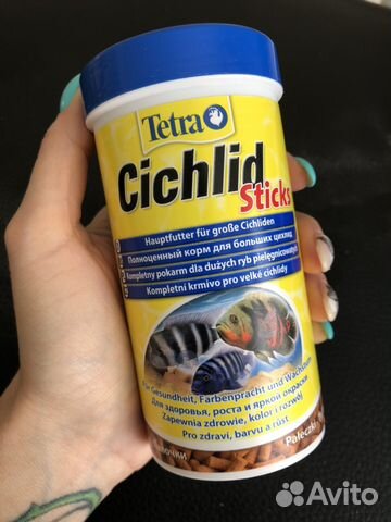 Корм для цихлид tetra cichlid stick