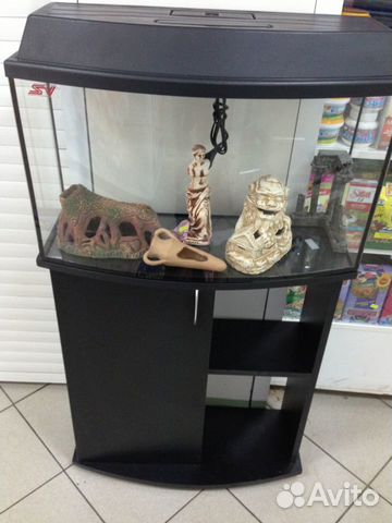 Аквариум крышкой, новый 50 литр
